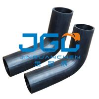 China JGC HD1250-7 Upper Radiator Water Hose Pipe 3KG Flexible Rubber Excavator Part ME018888 for sale
