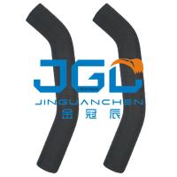 China Excavator Radiator Water Hose Upper and Down 124-1701 124-1702 for E330 E330B Rubber Pipe for sale