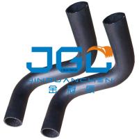 China Excavator Radiator Hose 3055801 Connected Water Rubber Pipe for EX300-2 EX300-3-3C Engine 6SD1 for sale