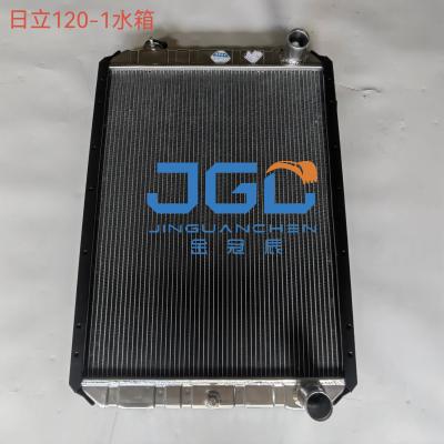 China Excavator Water Tank Radiator EX120-1 4243414 Aluminum Core Plastic Tanks 12V for sale