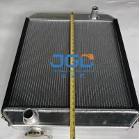 China Excavator EC55 Aluminum Water Tank Radiator 14522957 670x555x60mm for sale