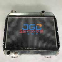 China Yuchai YC35 Aluminum Water Tank Radiator 360x385 for Excavator Engine Cooling for sale