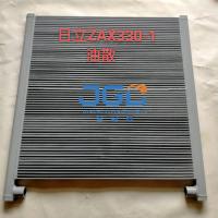 China Aluminum Excavator Radiator 4463075 ZAX330-1-3 Hydraulic Oil Cooler 80mm Core for sale