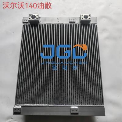 China Aluminum Excavator Radiator EC140 Hydraulic Oil Cooler 80mm Core for sale
