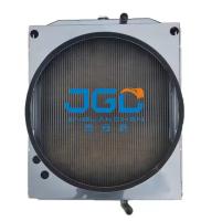 China Wheel Loader Hydraulic Oil Cooler Radiator FL956F 9F850 9F20 30.2kg Aluminum Iron Copper for sale