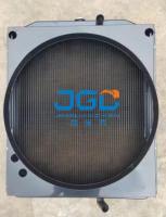China Wheel Loader Hydraulic Oil Cooler Radiator FL956F 9F850 9F20 30.2kg Aluminum Iron Copper for sale