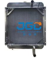 China Hydraulic Oil Cooler GR215 Motor Grader Radiator 100x100x100cm Iron Copper Aluminum for sale