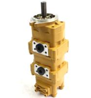 China PC20-PC60 Hydraulic Gear Pump Transmission Pump 14CC+14CC+10CC 11T for 705-41-08090 for sale