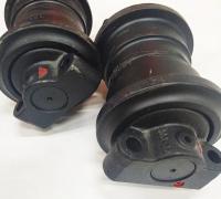 China PC20 PC40 PC60 PC100 PC200 Mini Excavator Track Rollers HRC52-58 Depth 8mm-12mm Track Bottom Roller Lower Track Roller for sale