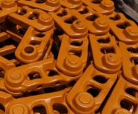 China R210LC-7 Excavator Track Chain 49 Links Undercarriage Track Link Assembly 81N6-26600 for sale