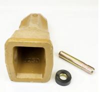 China Mini Excavator Bucket Teeth Pin E120B 1U3252RC High Strength Alloy Steel 7kg for sale