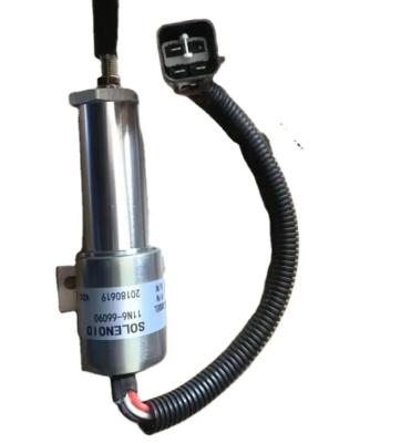China 24V Hydraulic Stop Solenoid 11N6-66090-24 Excavator Fuel Shutdown Solenoid Engine Part for sale