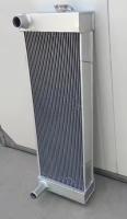 China JS220 Excavator Radiator 333E-9575 Aluminum Silver 1 Year Warranty for sale