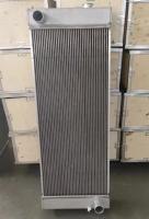 China Construction Machinery Aluminum E320D Silver Excavator Radiator for sale