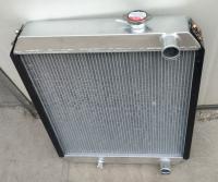 China PC60-7 Excavator 4D Radiator 201-03-72114 Silver Square Cooling Radiator for sale