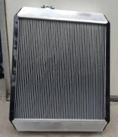 China PC60-7 Excavator 4D Radiator 201-03-72114 Silver Square Cooling Radiator for sale