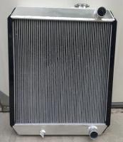 China PC60-7 Excavator 4D Radiator 201-03-72114 Silver Square Cooling Radiator for sale