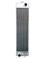 China Excavator Radiator PC130-7 240x995x120mm High Quality Silver Square Cooling for sale