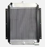 China Excavator Radiator PC50 495x575x90mm Anti-Clogging Self-Cleaning Cooling System for sale