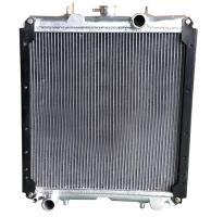 China Excavator Radiator PC56-7 550x635x75mm High Efficiency Cooling Silver Square for sale