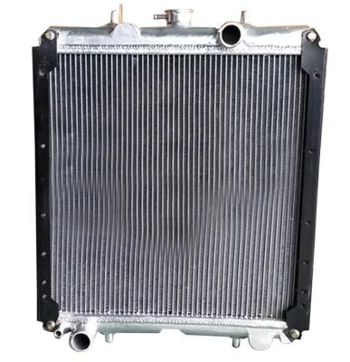 China Excavator Radiator PC56-7 550x635x75mm High Efficiency Cooling Silver Square for sale