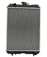 China JGC 21U-03-31102 PC30-8 PC35 PC35MR-1 PC38UU-3 Excavator Radiator Silver Square for sale