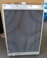 China Excavator Radiator Bob55 470x690x48mm Aluminum Alloy High Efficiency Cooling for sale