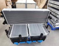 China 11K6-46020 HX220SL R220LC-9SA Water Radiator for Excavator Silver 650mm for sale