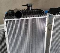 China 11K6-46020 HX220SL R220LC-9SA Water Radiator for Excavator Silver 650mm for sale