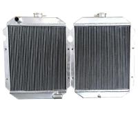 China Aluminum Radiator SK30 345x495x75mm for Excavator Construction Machinery Parts for sale