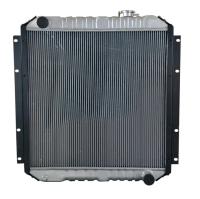 China Aluminum Excavator Radiator SK07N2 760x860x100mm for Excavator Parts for sale