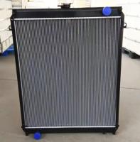 China Aluminum SK210-6E SK200-6E Excavator Radiator 760x980mm YN05P00035S001 for sale