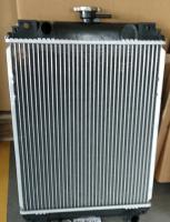 China Customized CX35 CX55 CX210M Excavator Water Radiator 370x525mm Silver for sale