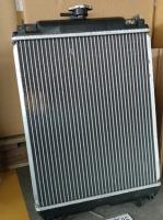 China Customized CX35 CX55 CX210M Excavator Water Radiator 370x525mm Silver for sale