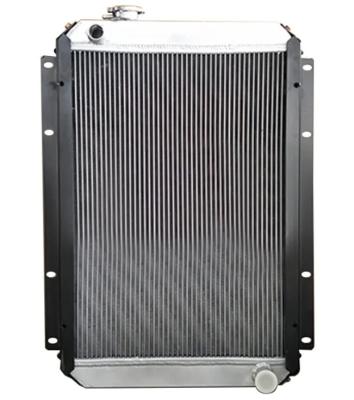 China Aluminum Excavator Radiator DH55-5 500x765x85mm Silver Square Durable Cooling for sale