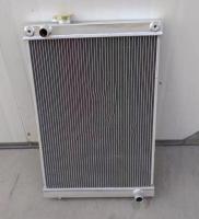 China Excavator Radiator for Daewoo 55-7 60-7 DX55 K9006313 K1040079B Silver 1 Year Warranty for sale