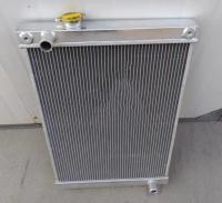 China Excavator Radiator for Daewoo 55-7 60-7 DX55 K9006313 K1040079B Silver 1 Year Warranty for sale