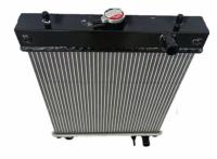 China VIO75 Excavator Radiator YMBV25 Factory Source Silver Square 75 Model Heat Exchanger for sale
