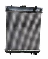 China VIO75 Excavator Radiator YMBV25 Factory Source Silver Square 75 Model Heat Exchanger for sale