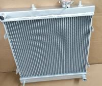 China Excavator Radiator YM VIO17 High Density Heat Sink Silver Square 1 Year Warranty for sale