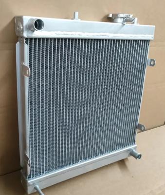 China Excavator Radiator YM VIO17 High Density Heat Sink Silver Square 1 Year Warranty for sale