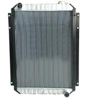 China SH120A2 Excavator Radiator with Aluminum Material for sale
