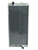 China Excavator Radiator SY465-8 590x1320x185mm Silver Square High Efficiency Cooling for sale