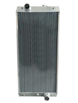 China Excavator Radiator SY465-8 590x1320x185mm Silver Square High Efficiency Cooling for sale