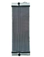 China Excavator Radiator SY215-9 350x1010x120mm Silver Square Cooling System for sale