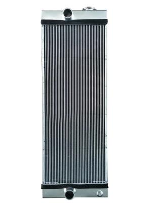 China Excavator Radiator SY215-9 350x1010x120mm Silver Square Cooling System for sale
