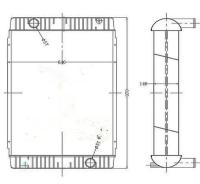 China High-Quality Radiator 11110705 EC240B EC290B For Excavator for sale