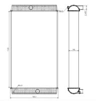 China Excavator Radiator 14549771 14523876 EC700 EC700C for sale