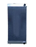 China Aluminum Radiator for Excavator ZAX470-8 580x1210x120mm Silver Square for sale