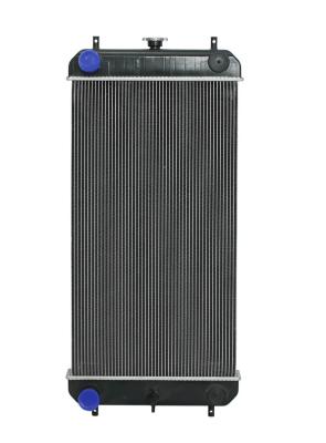 China Aluminum Radiator for Excavator Hitachi 135-5B 98x45x19 Construction Machinery Parts for sale